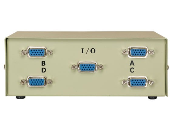 2-way VGA HD15 Manual Data Switch Box | Data Switch
