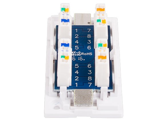 Cat6 Punch Down Junction Box (110 Style) | Cable Leader