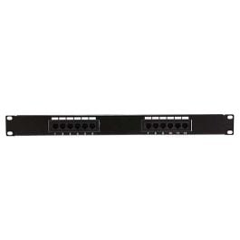 12-port Cat6 110 Type Patch Panel (568 A/B Compatible) | Patch Panel