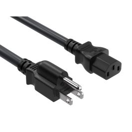 6ft 14 AWG Universal Power Cord (IEC320 C13 to NEMA 5-15P) | power cor