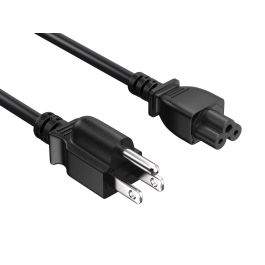 3ft 3-Prong Notebook AC Power Cord IEC320 C5 to NEMA 5-15P | notebook