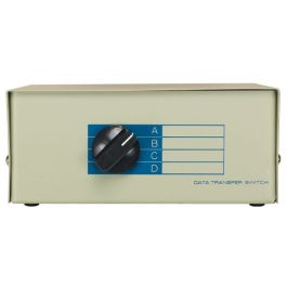 4-way VGA HD15 Manual Data Switch Box | Data Switch