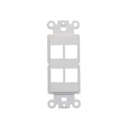 4-port Decorator Style Wall Plate
