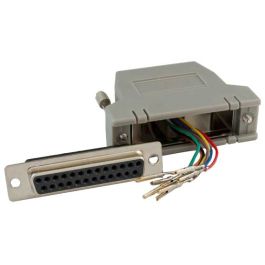 DB25 Female to RJ-45 Shielded Modular Adapter | modular adapter