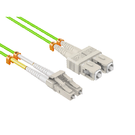 1m OM5 LC to SC UPC Duplex Corning Fiber Optic Cable Wide Band Multimo