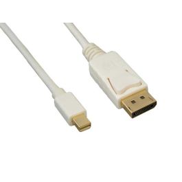 10ft Mini DisplayPort to DisplayPort Cable 32AWG | mini displayport to