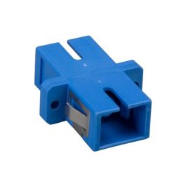 Multimode SC/SC Simplex Fiber Optic Adapter, Plastic Body