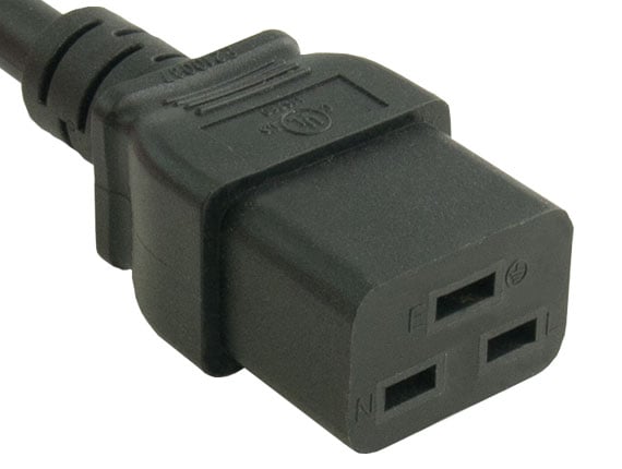 10ft 14 AWG 15A 125V Power Cord (NEMA 5-15P to IEC320 C19) | power cor